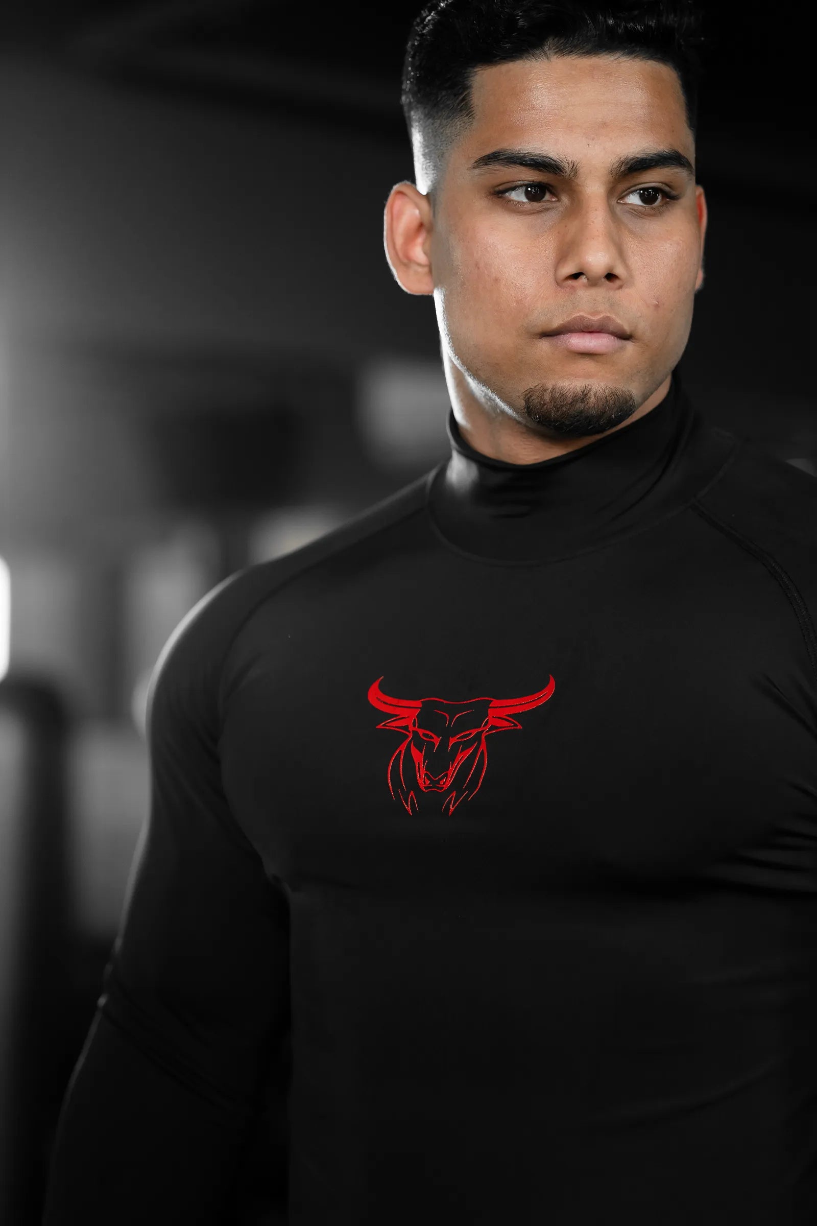 VERVE CORE HIGH-NECK FULL SLEEVE COMPRESSION (BLACK)